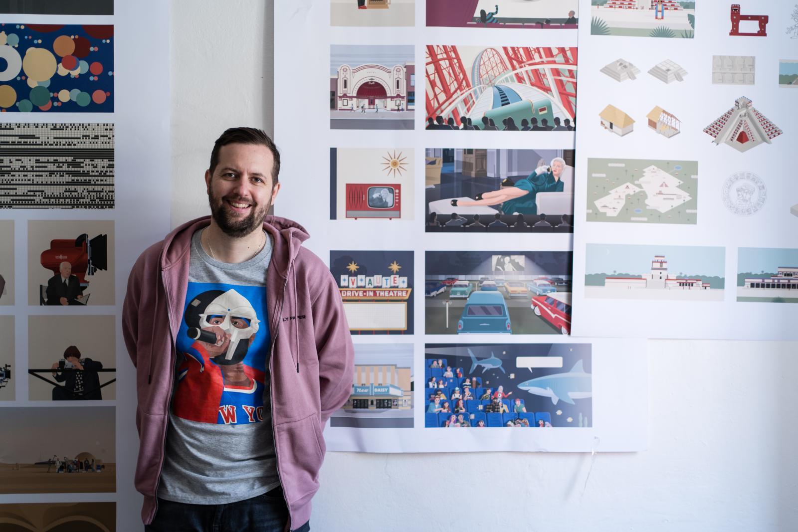 Úspěšný ilustrátor a pedagog FaVU Jan Šrámek vytvořil originální dar ...